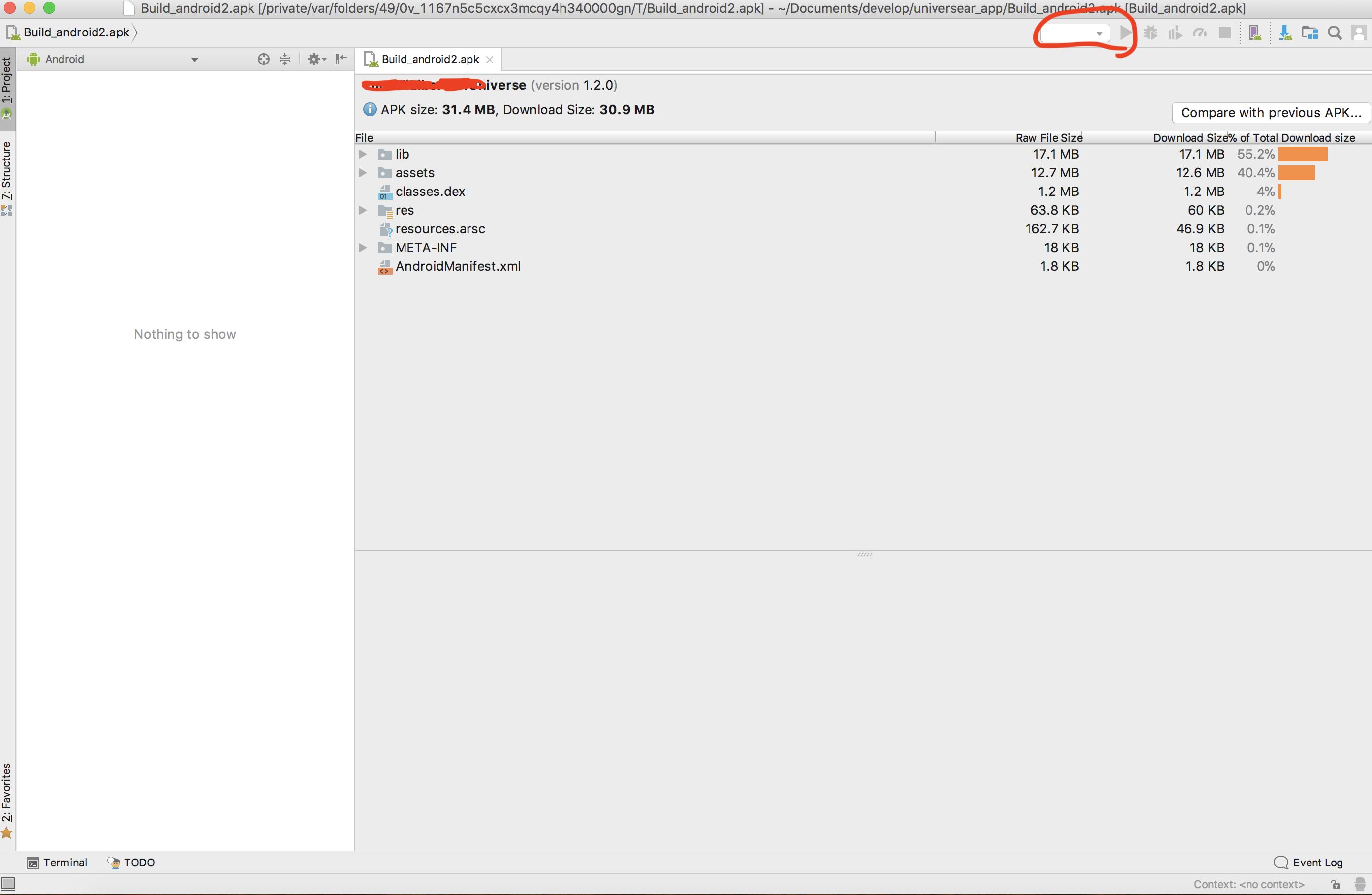 UnityでビルドしたプロジェクトがAndroid Studioから実機でテスト出来ない | teratail