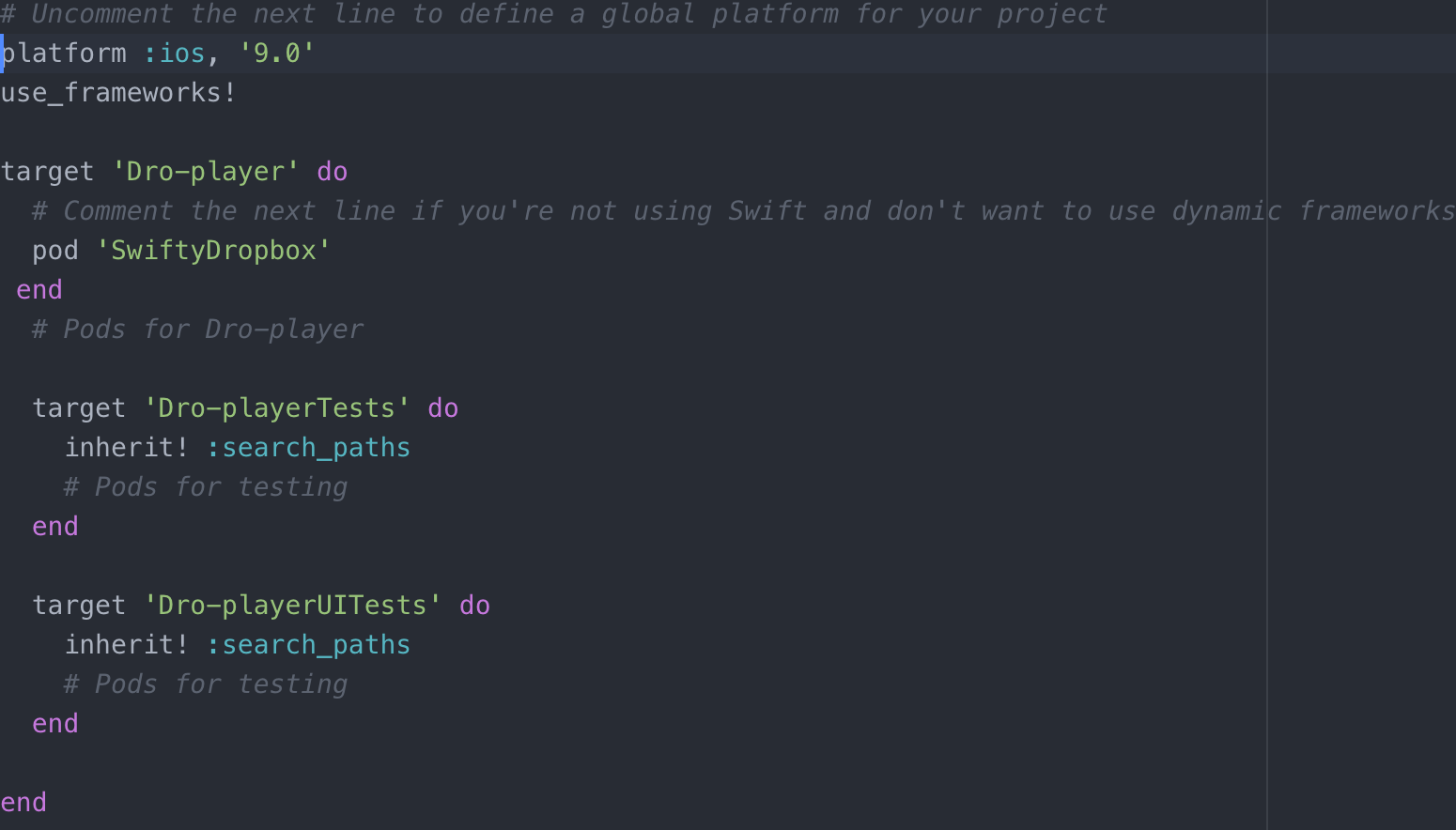 Swift_SwiftyDropboxのCocoapods_pod installできない