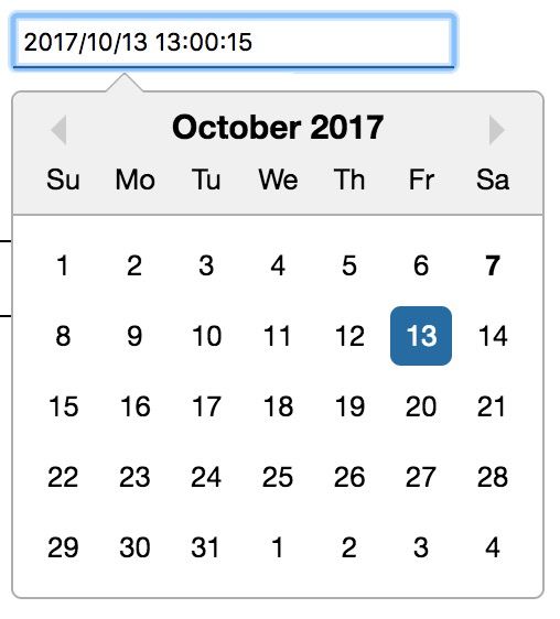 react-datepickerでshowTimeSelectを指定してもviewが出ない | teratail