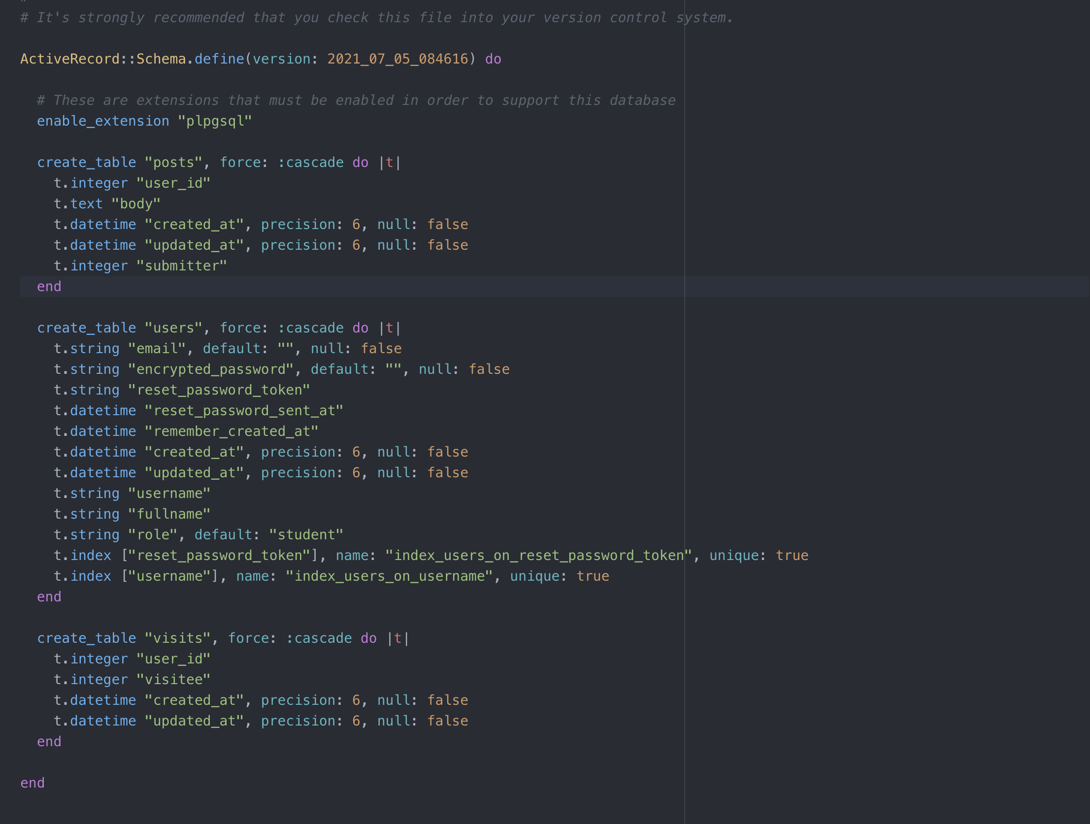 ActiveRecord::StatementInvalid