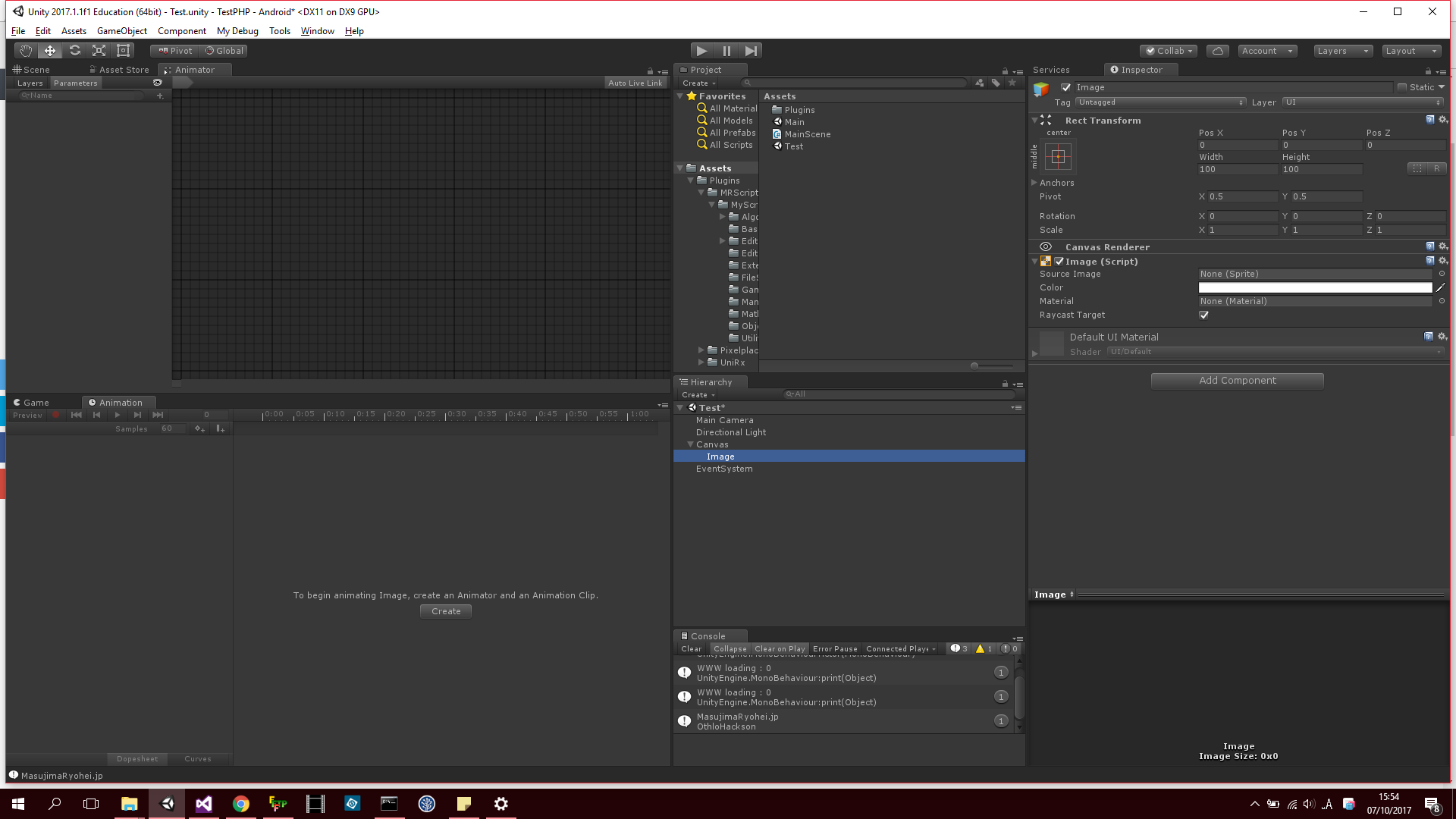 uGUI画面の遷移する方法 | teratail