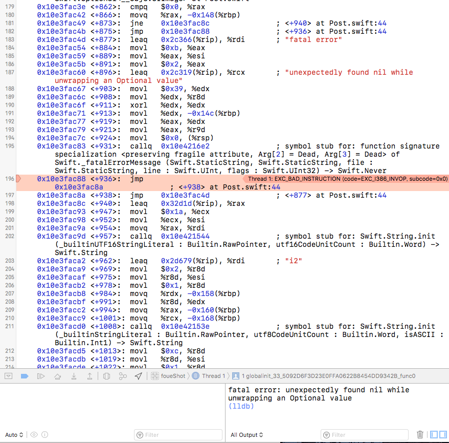 swift3でビルドしてからエラーが出てしまう。