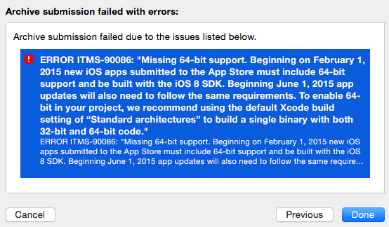 Unity - 「リジェクトもう嫌！！！」unityでitunes connectにsubmitする際のエラー｜teratail