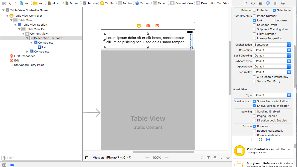 TableviewのCellをTextViewの高さに合わせる