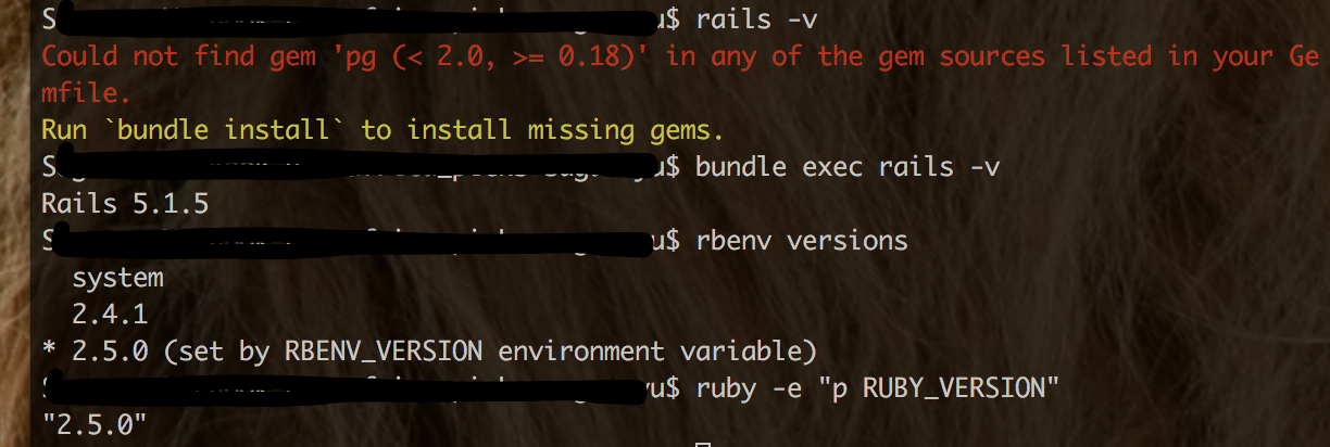 rails内のrubyのversion指定
