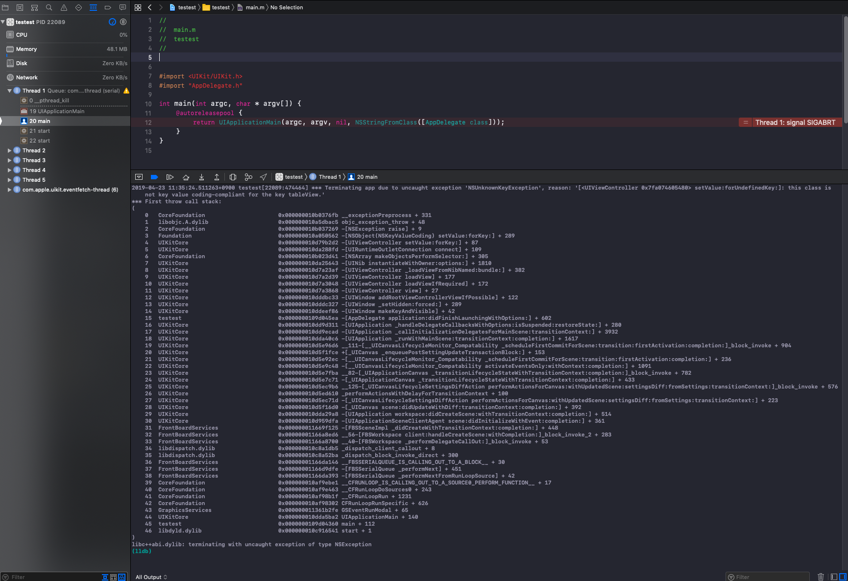 Xcode10.2 でXibの使い方について