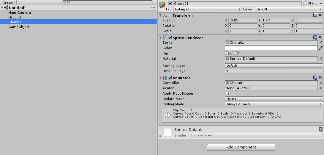 Animatorを参照できない。 | teratail