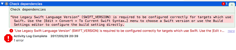 xcode8でswift2を実行するには？(SWIFT_VERSION問題)