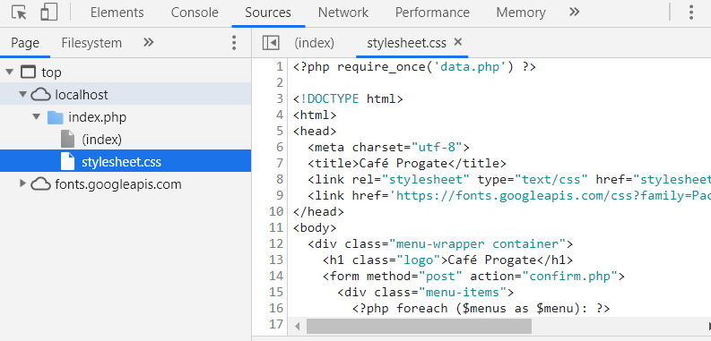 xampp php cssが適応されません | teratail