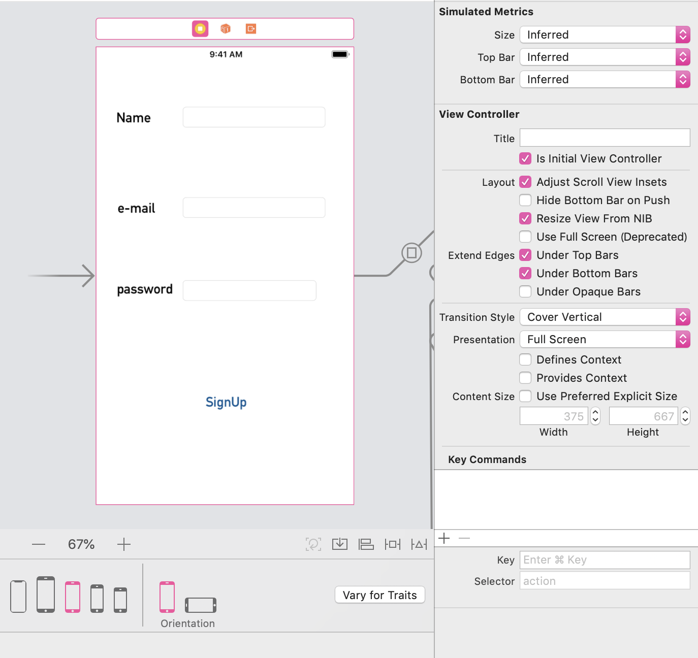 [swift] storyboardにNavigationBarを置いていないのに実行するとNavigationBarが表示される問題 | teratail