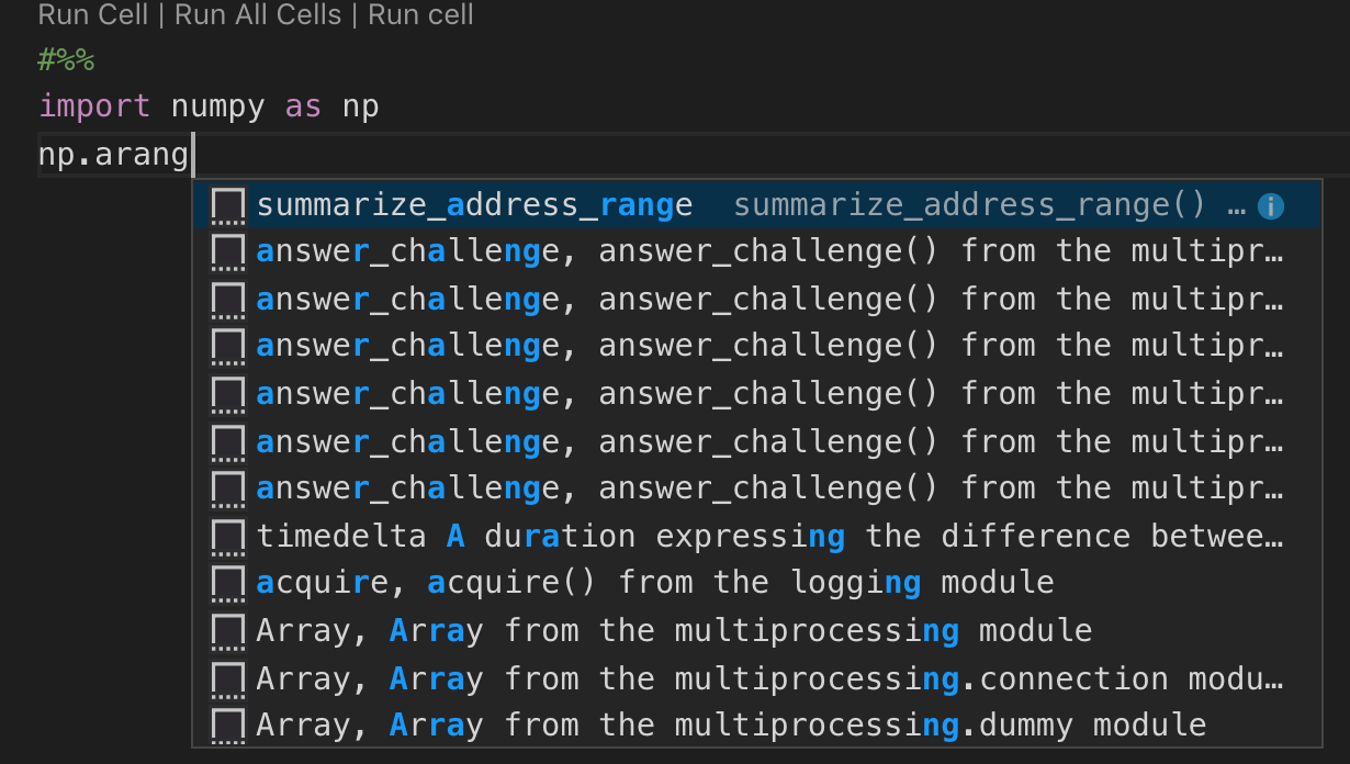 VSCodeでPythonライブラリのIntelliSenseが表示されない