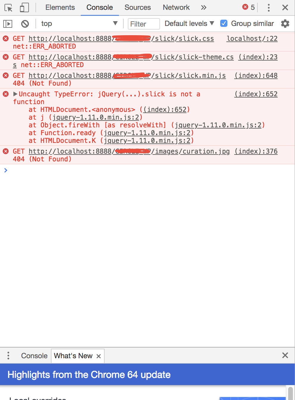 Wordpress Slickが動かない
