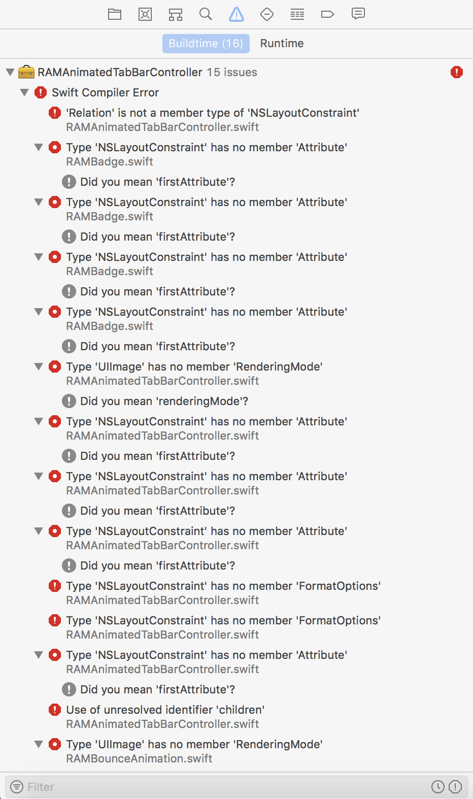 CocoaPodsでインストールした外部ライブラリがコンパイルエラーになる