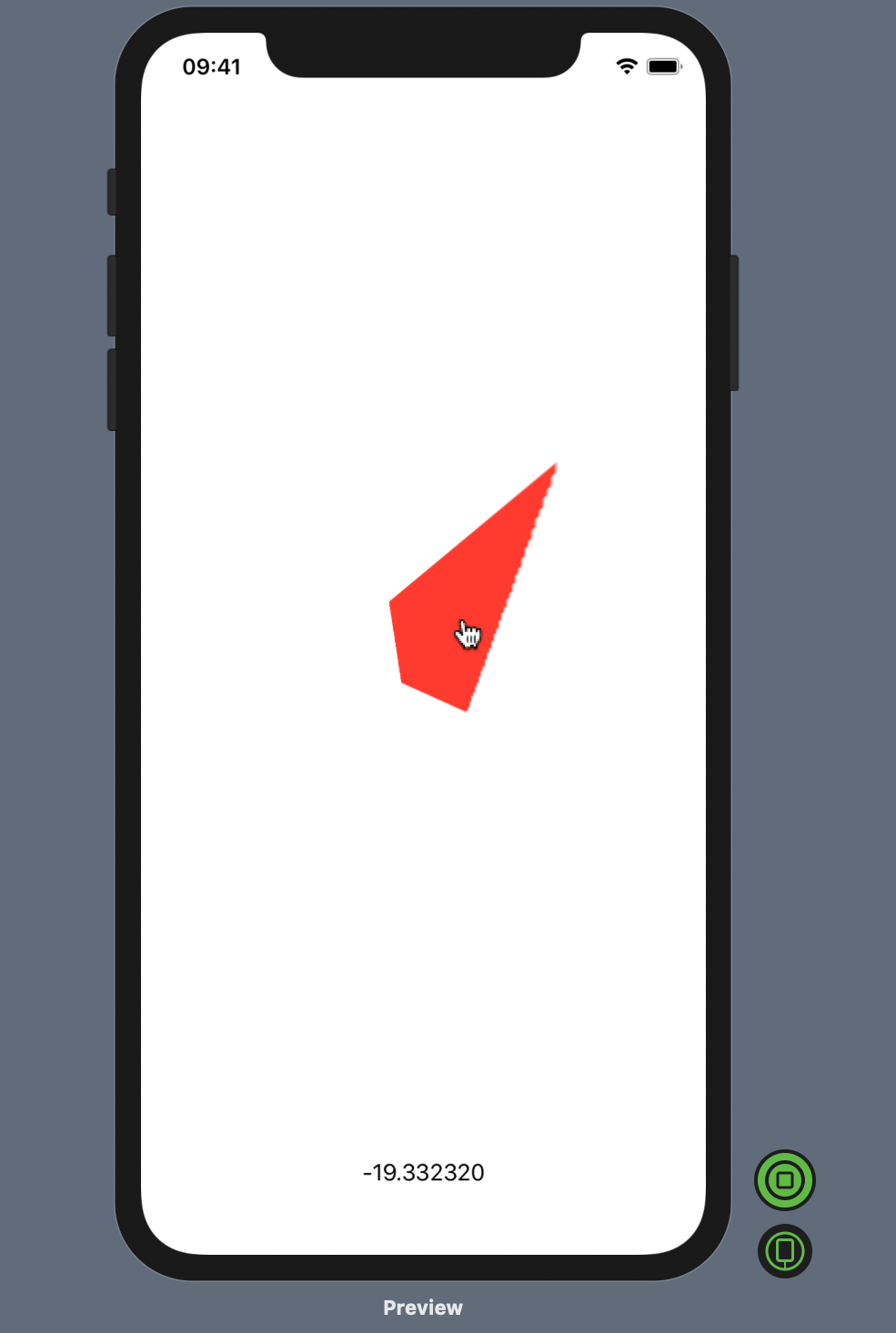 SwiftUI DragGesture rotation3DEffect Rectangle 3D 