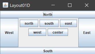 JPanelとJButtonによるレイアウト | teratail