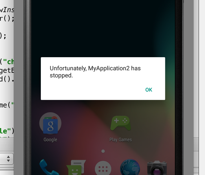 RSSリーダーを作ろうとしたのですが、このようなエラーとなりアプリが終了してしまいます。