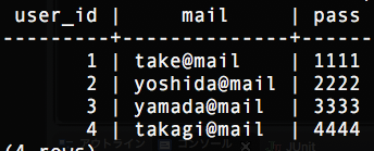 エラー does not exist | teratail