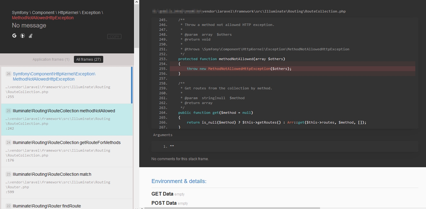 【Laravel5.5】POSTでエラー