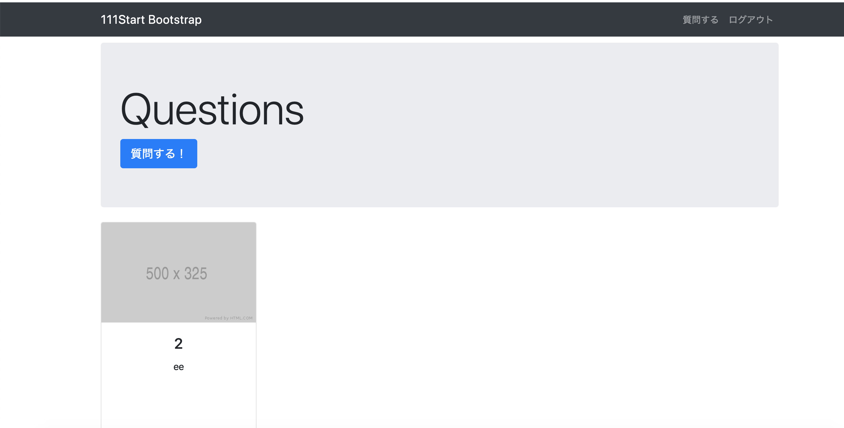 bootstrap レイアウトが上手くできない | teratail