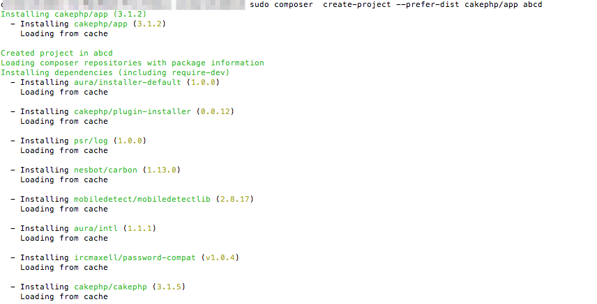 MAMPを使用した場合のComposerでcakePHP3.xをインストールする方法