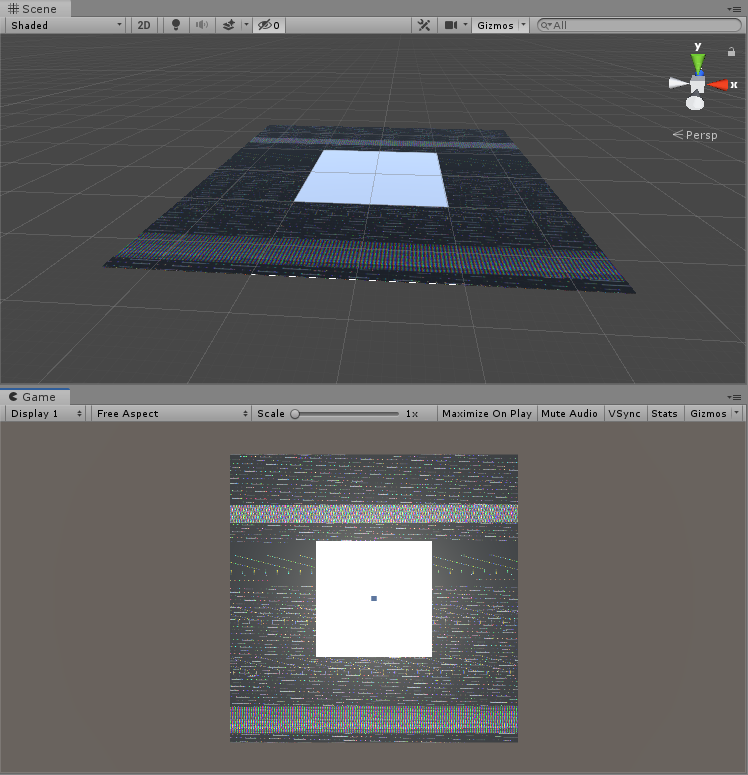 OpenCVforUnity Mat型の背景に，fillConvexPolyで図形を描画し，Unity上にあるオブジェクトのマテリアルに適用