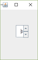 java Swing Spinnerの移動方法