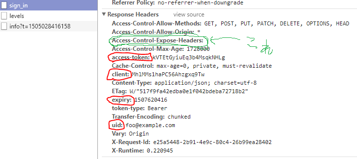 [Angular4] HttpClientサービスのレスポンスからHttpヘッダの情報を取り出せない | teratail