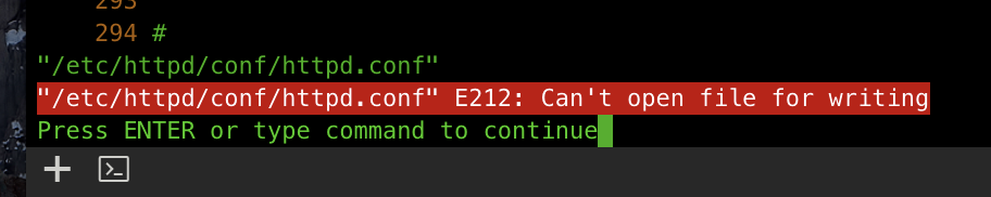apacheインストール後httpd.confの設定エラーについて | teratail
