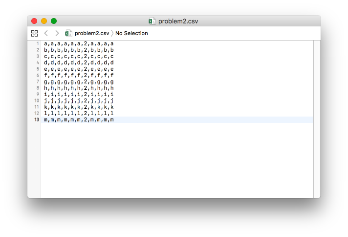 Array index out of rangeの解決。