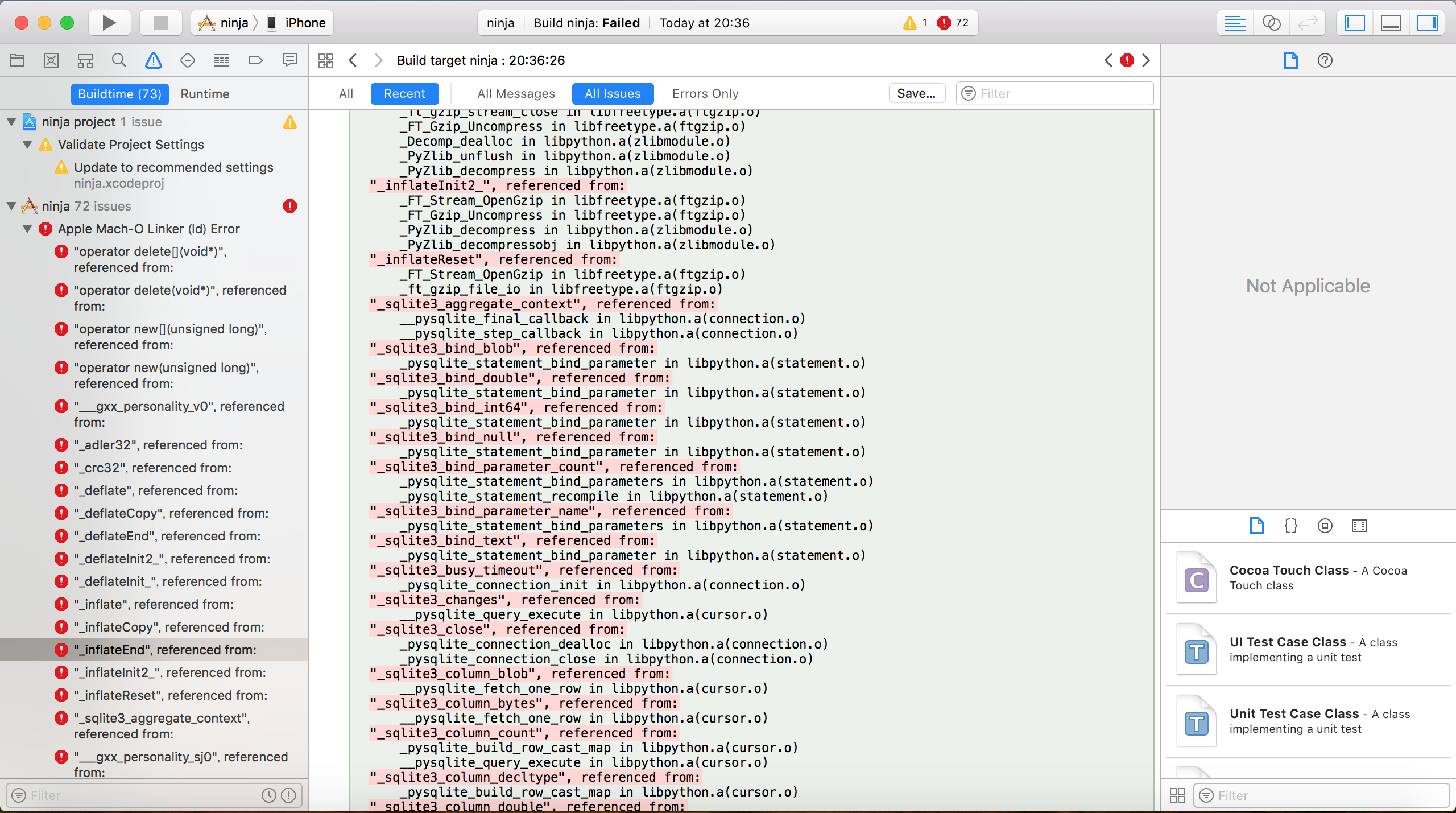 Kivy xcode9でApple Mach-O Linker (id) Errorが出る