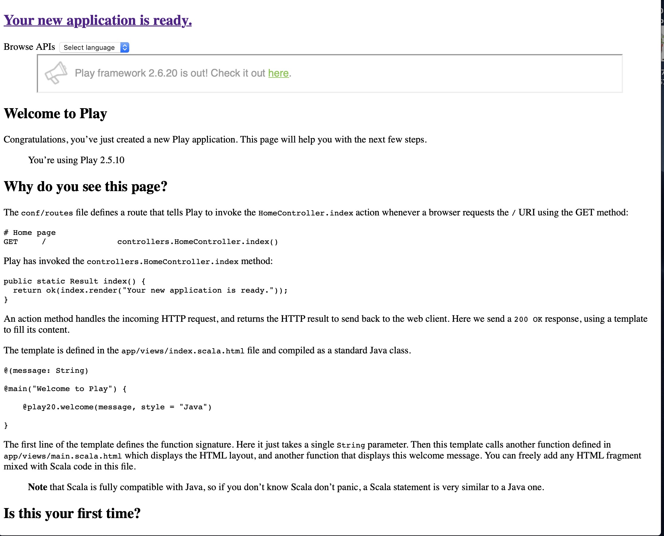 Play Framework ローカルから見るテンプレの埋め込み