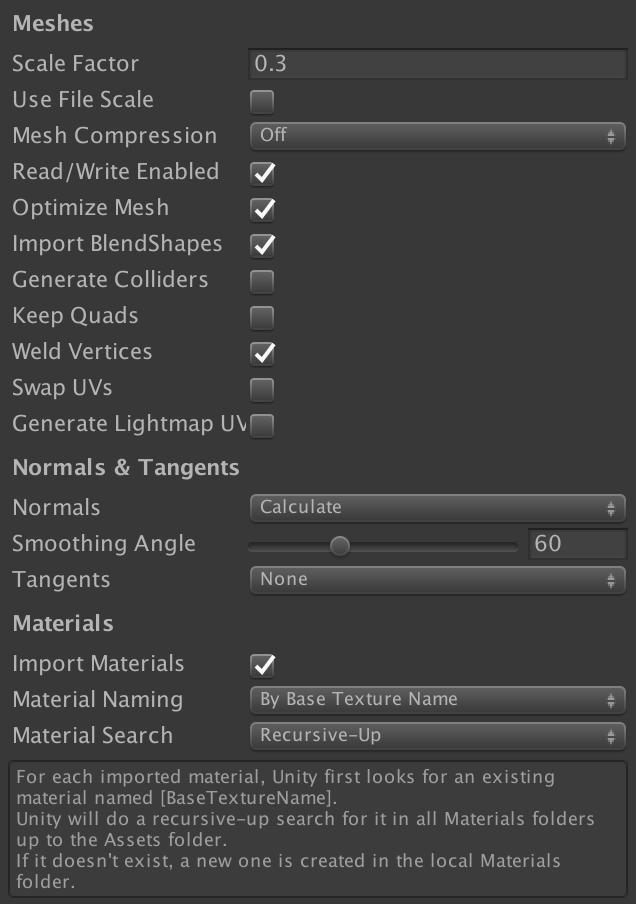 【Unity】3dモデルの形がおかしくなった